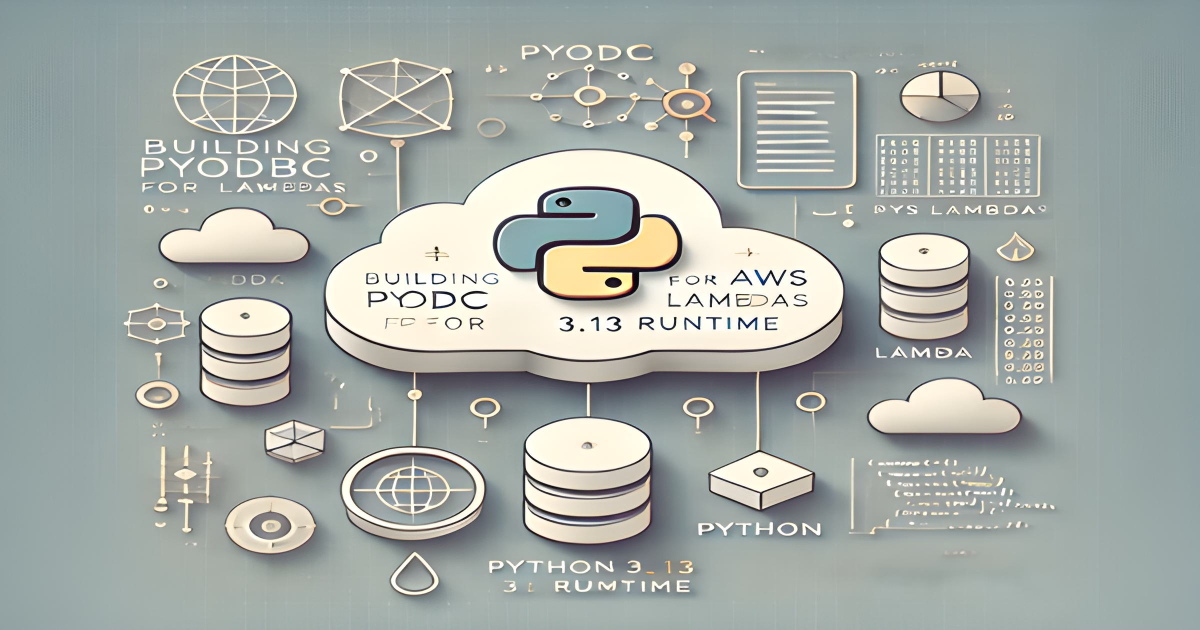 Building pyodbc for AWS Lambda's Python 3.13 Runtime - Randy Westergren Building pyodbc for AWS Lambda's Python 3.13 Runtime - Randy Westergren